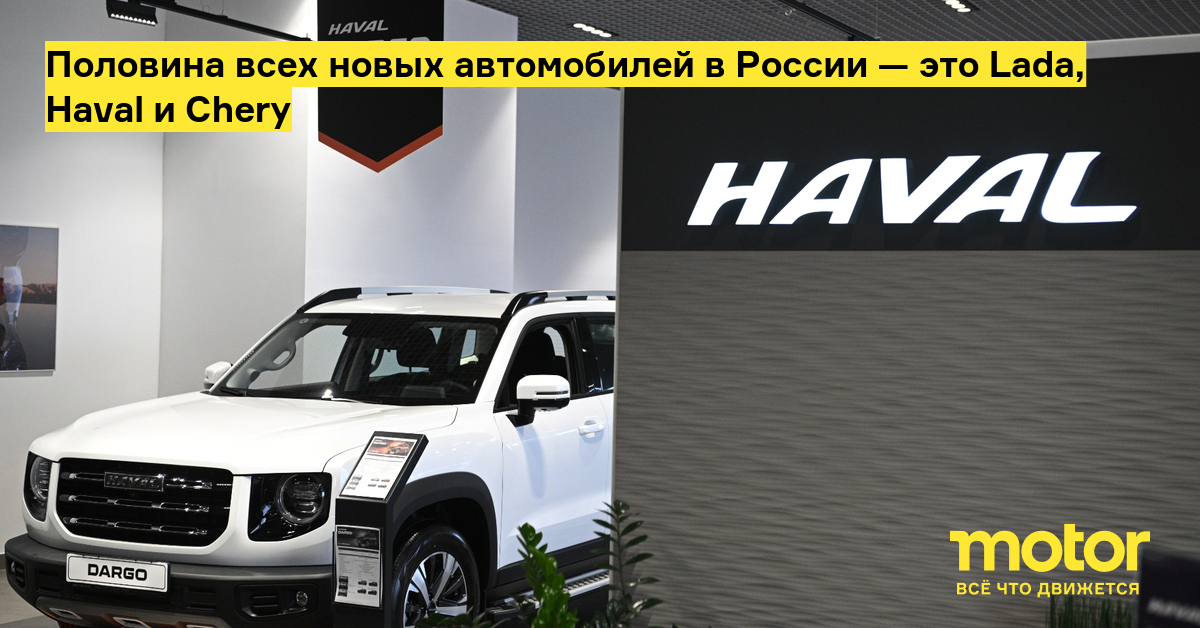 Половина всех новых автомобилей в России — это Lada, Haval и Chery: Новости — Motor