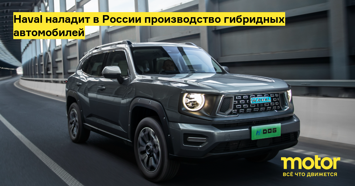Haval наладит в России производство гибридных автомобилей: Новости — Motor