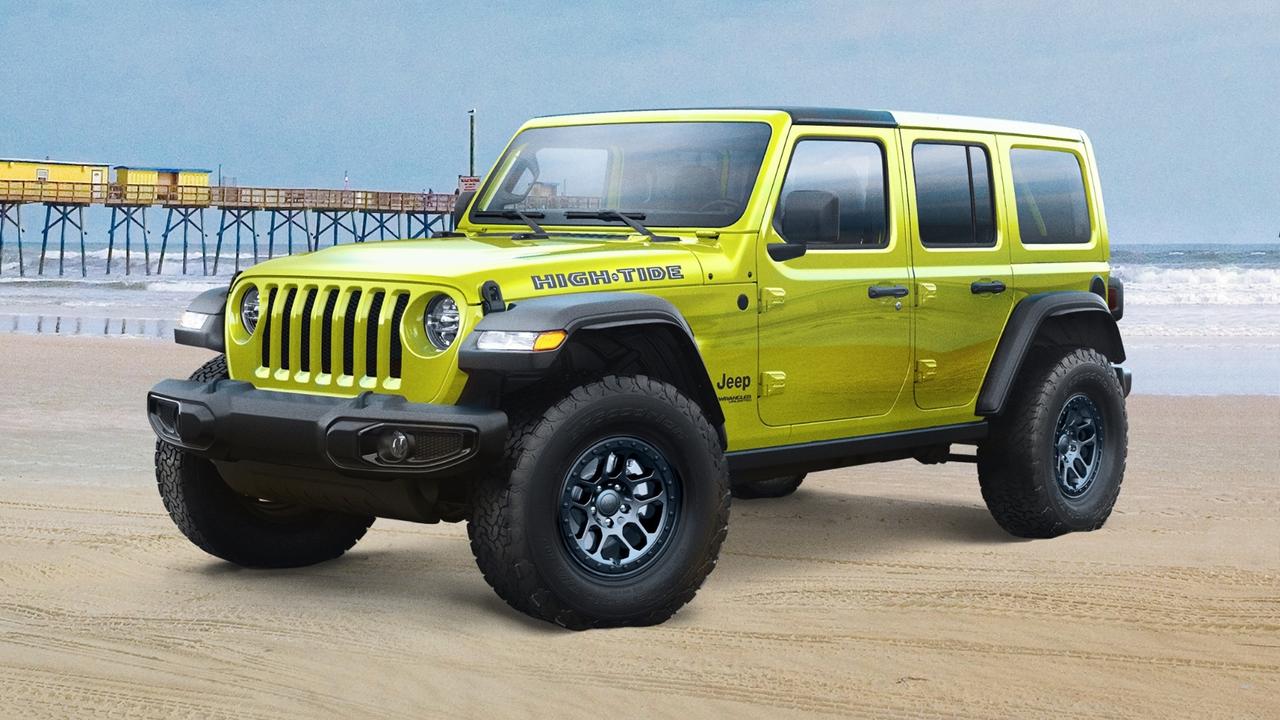 Jeep Wrangler обзавелся «пляжной» версией High Tide: Новости — Motor